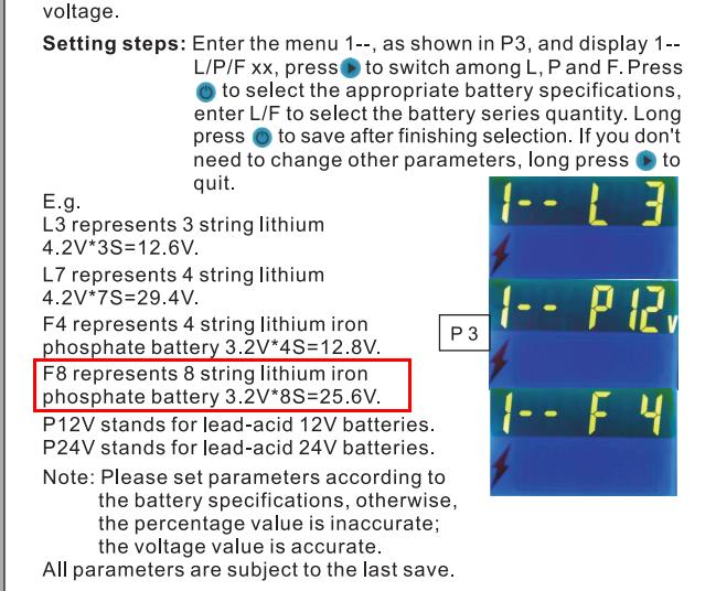 Battery Capacity Monitor DC10-100v Battery Meter 48v Battery Power ...