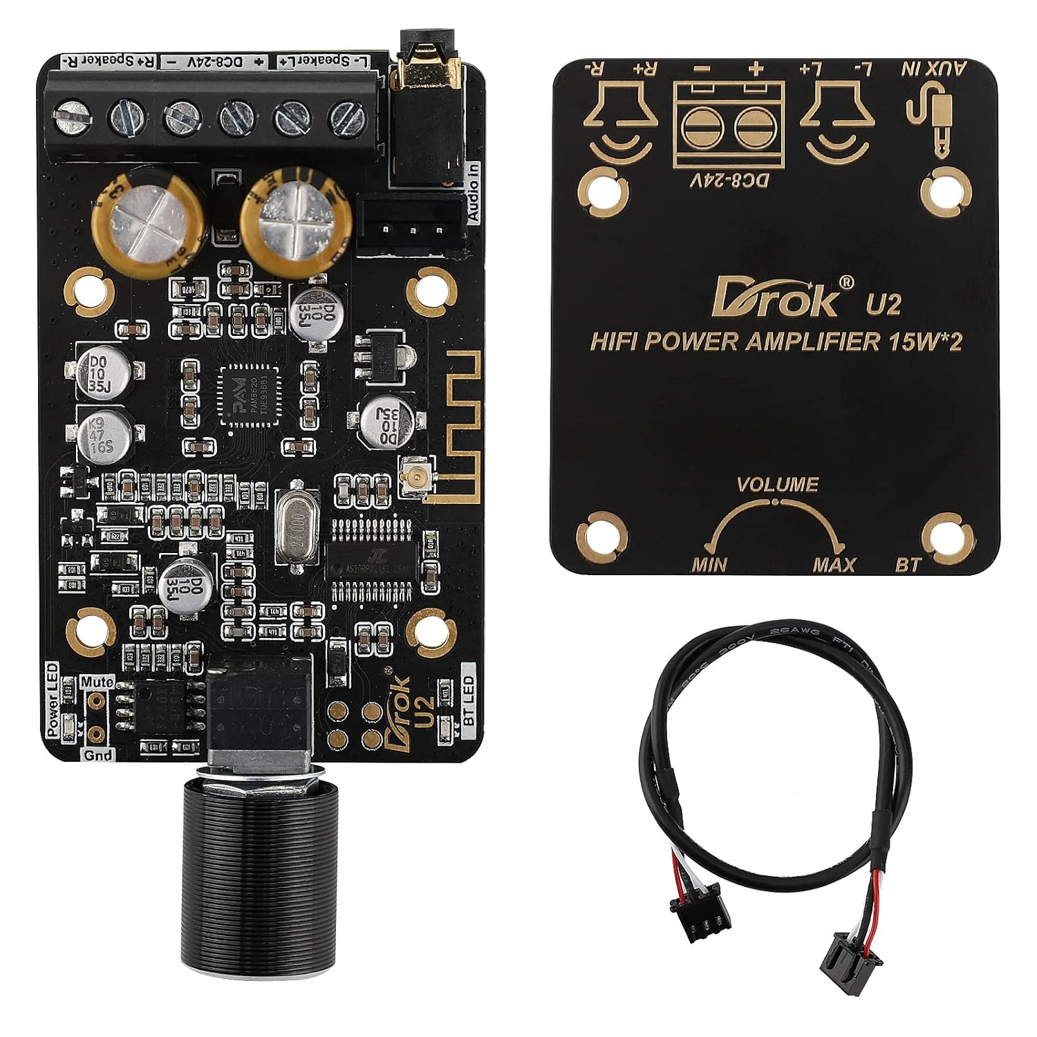 USB to 9v, DROK 5v to 9v USB Cable Boost Converter Step Up to 9V, 1.5A ...