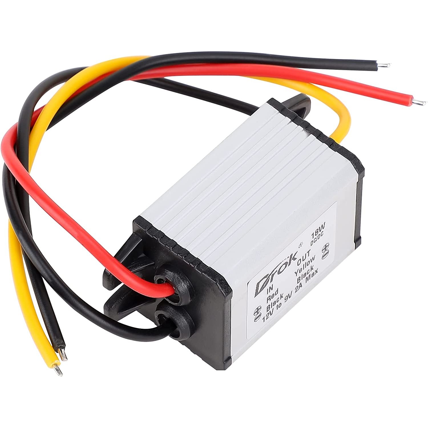 12v to 9v Buck Converter, DROK DC 8-35V to 9V 2A 18W Voltage Regulator Board Power Supply Module ...