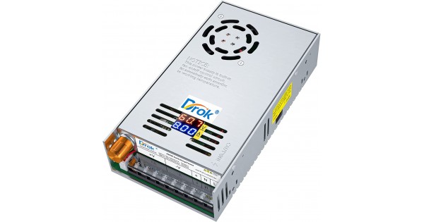 DROK 60V Power Supply, AC 110V 220V to DC 0-60V 8A 480W Buck Converter ...