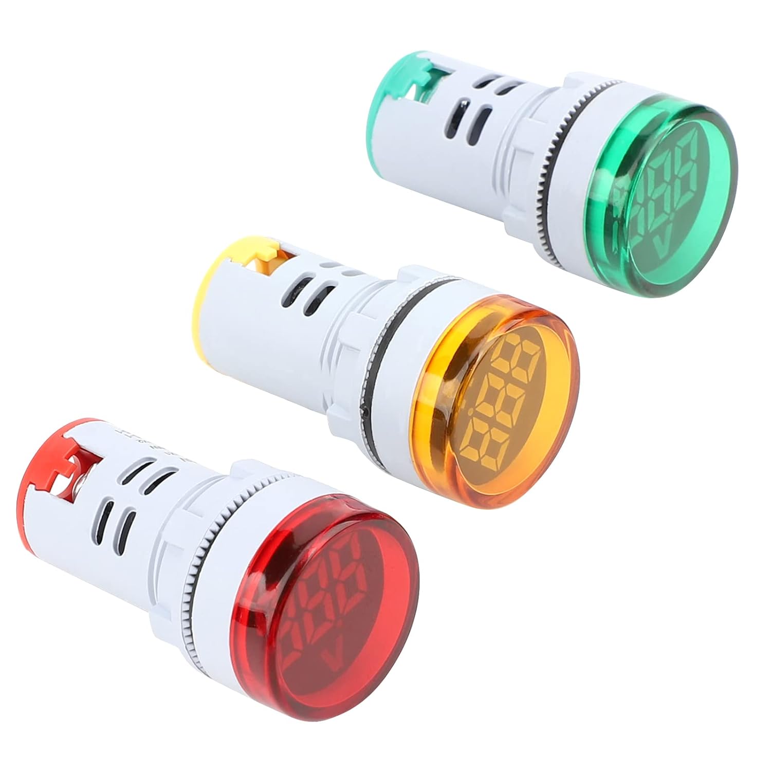 DROK AC 500V Voltage Meter, 3pcs AC 60-500V 110v 220v Voltage Monitor ...