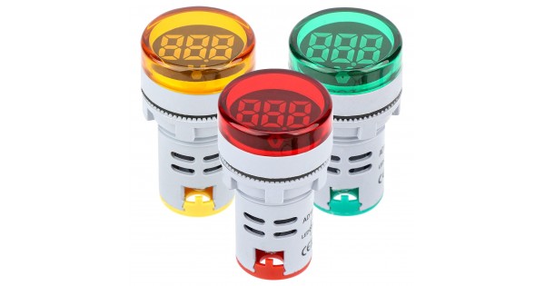 DROK AC 500V Voltage Meter, 3pcs AC 60-500V 110v 220v Voltage Monitor ...