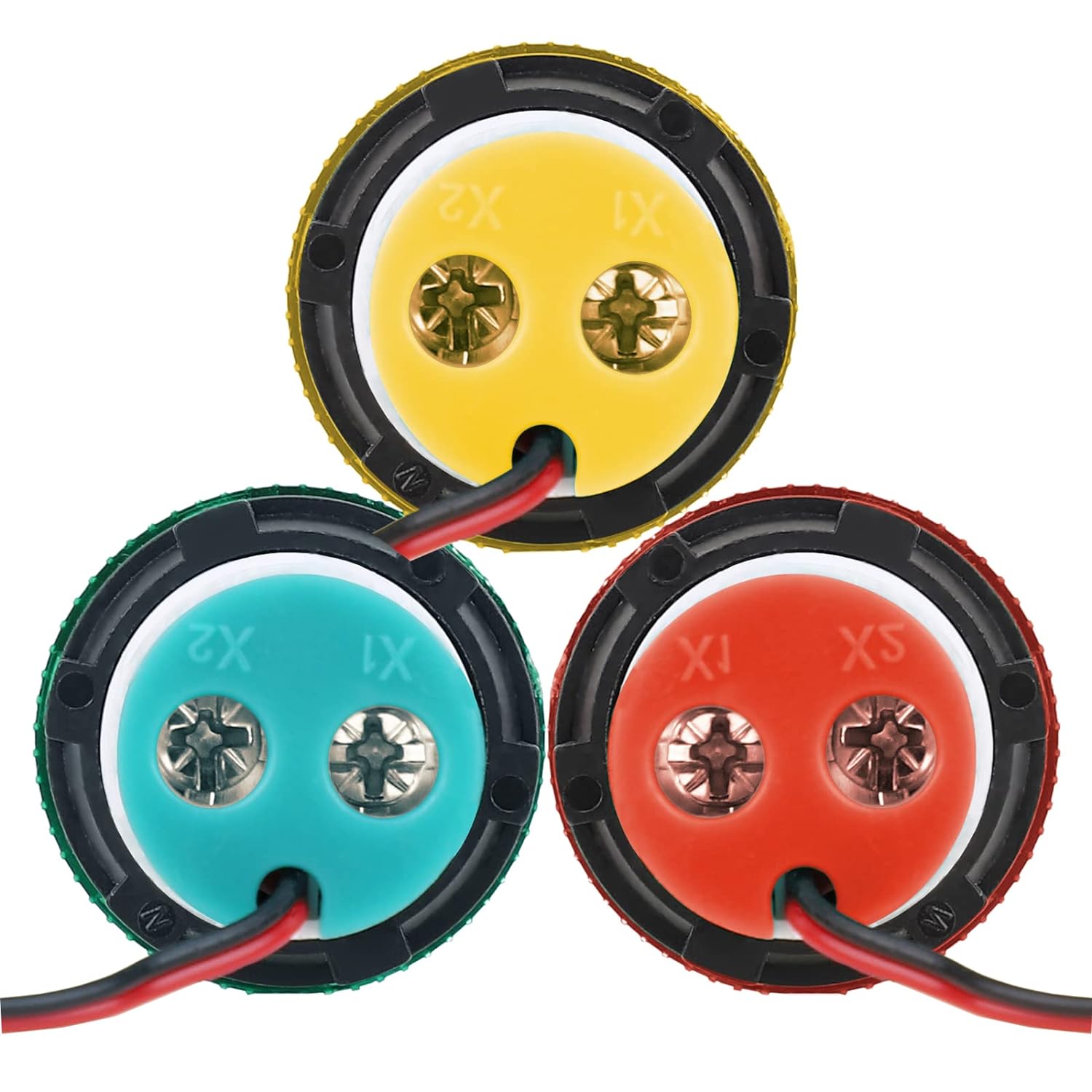 DROK AC Volt Amp Meter, 3pcs AC 60-500V 100A Voltage Current Monitor ...