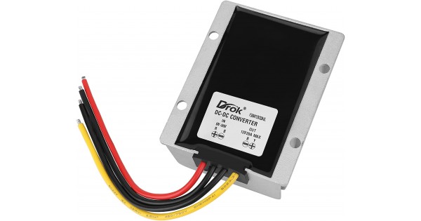 DROK Boost Buck Converter 9V-36V to 12V 20A 240W Aluminium Shell ...
