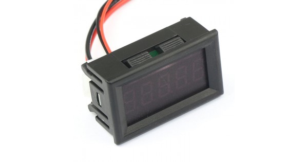 Digital Current Monitor 5 bit Digital DC Ammeter 0-3A AMP Meter Red ...