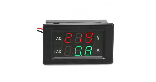 Digital Meter AC130~500V/200A Led Dual Display Voltmeter Ammeter AC 220V 380V Digital Volt ...