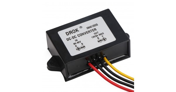 Auto Buck Boost Converter DC 12V/24V(8V~40V) to 12V 2A 24W Voltage Regulator/Adapter/Driver ...
