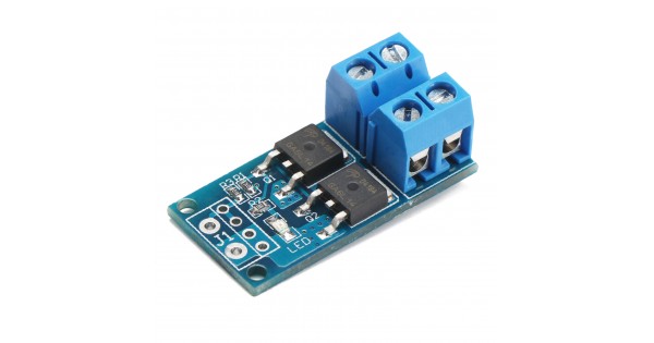 DC 5V ~ 36V PWM control switch board DC 12V 24V 15A 400W High-power MOS ...